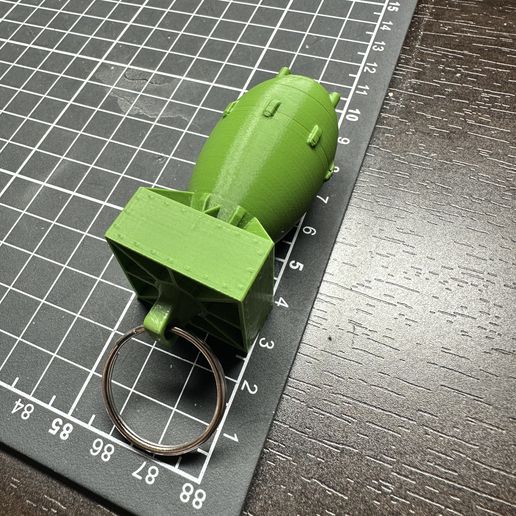 👨 FAT MAN - WWII - KEYCHAIN Nagasaki, hiroshima, first atomic nuclear ...