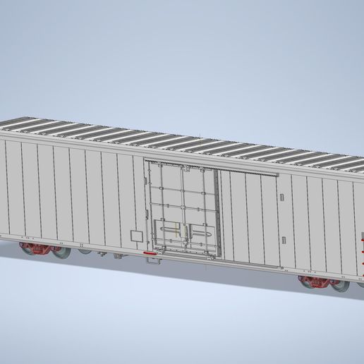 🇺🇸 HO Scale CRYX 82ft Reefer・ STL File for 3D printing・Cults