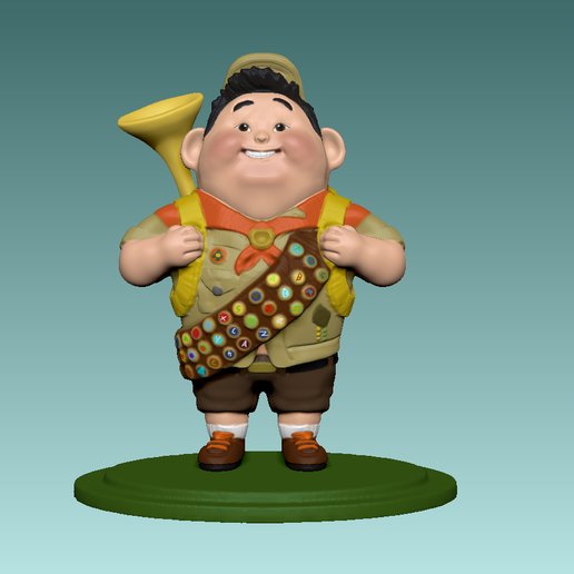 ⬆️ russell o russel linda pose de up movie y carls date・Archivo OBJ ...