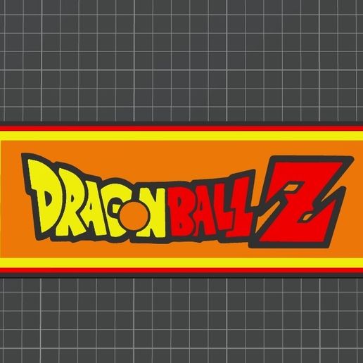 STL file Dragonball Z logo Lightbox 👾 (3MF)・Template to download and 3D ...