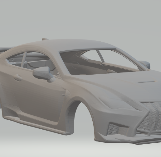 🥵 lexus rc f・ 3D File for 3D printing・Cults