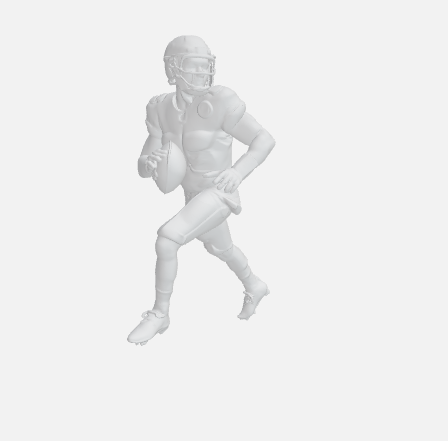 🎲 Patrick Mahomes - Figure・ OBJ File for 3D printing・Cults
