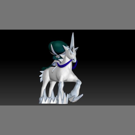 🐉 Pokemon Calyrex Ice Rider・ STL File for ・Cults