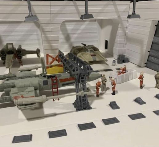 ⭐ Star Wars Echo Base Echo Base Hangar Diorama playset・ STL File for 3D ...
