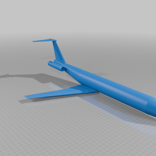 ️ Custom Twin-Engine Jetliner – DC-9-60 Inspired・Free 3D File for ・Cults