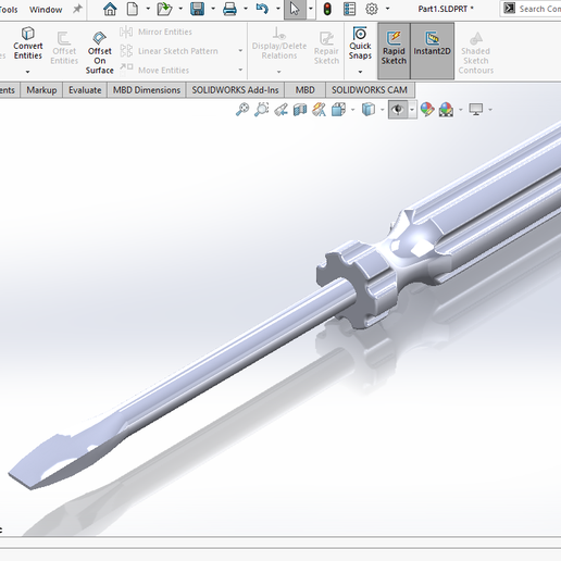 🪛 Flat-Head Screwdriver・ STL File for 3D printing・Cults