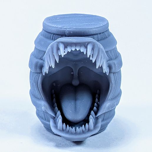 3D file Barrel Mimic 👹 ・3D print object to download・Cults