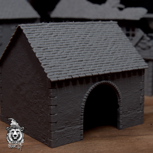 🏠 European House & Ruined Version - WW2 28mm Terrain FDM・ 3D File for ...