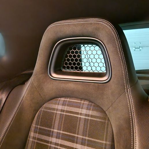🚗 VW scirocco rear headrest inserts・ STL File for 3D printing・Cults