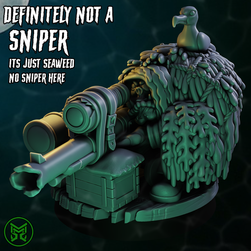 🏴‍☠️ Pirate Commandos - Sniper・ 3D File for 3D printing・Cults