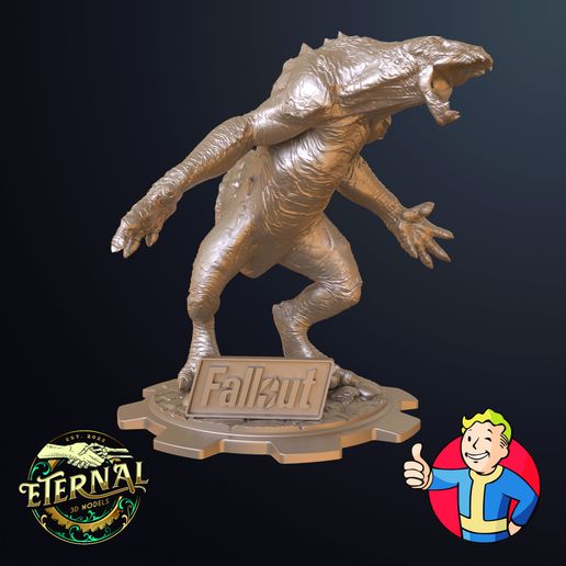 🦸 GATORCLAW DIORAMA - FALLOUT - ETERNAL・ 3D File for ・Cults