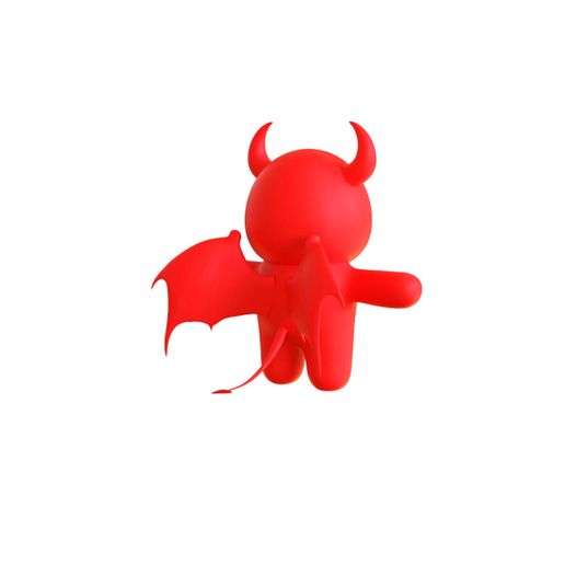 😈 Devil 002・ STL File for 3D printing・Cults