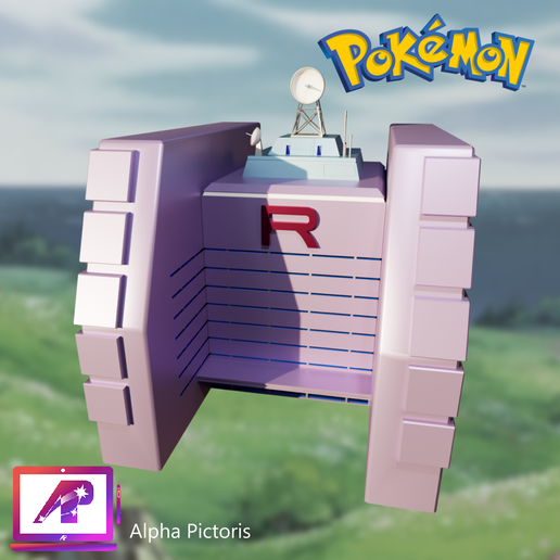 🐉 Pokemon Team Rocket HQ・ 3D File for 3D printing・Cults