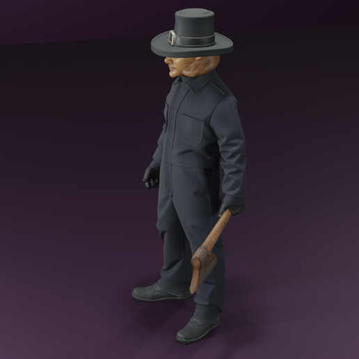 🦹 John Carver – Horror Figure・ STL File for 3D printing・Cults