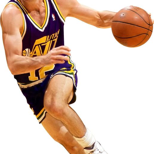 👤 John Stockton - Figure・ OBJ File for 3D printing・Cults