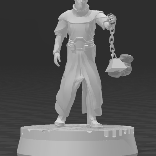 ⛪️ BOS scribe priest from Fallout・Free OBJ File for 3D printing・Cults