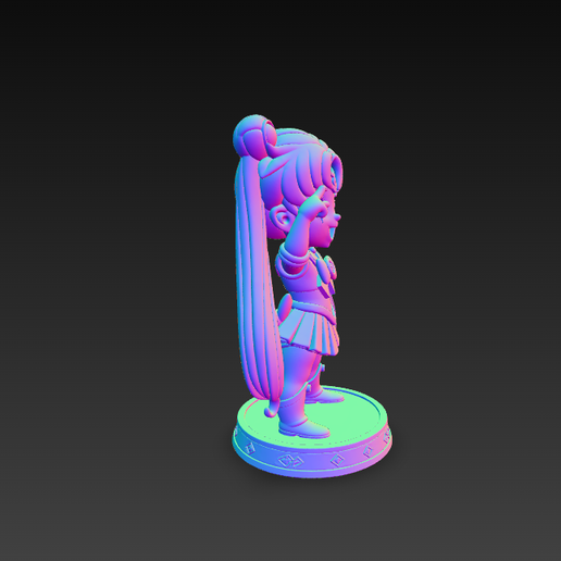 🌙 Sailor moon・ STL File for 3D printing・Cults