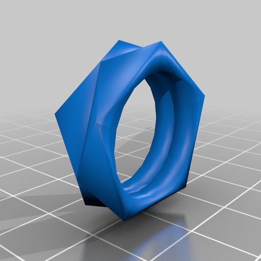 Free 3D file Triangular Design Ring 💍 ・Model to download and 3D print・Cults