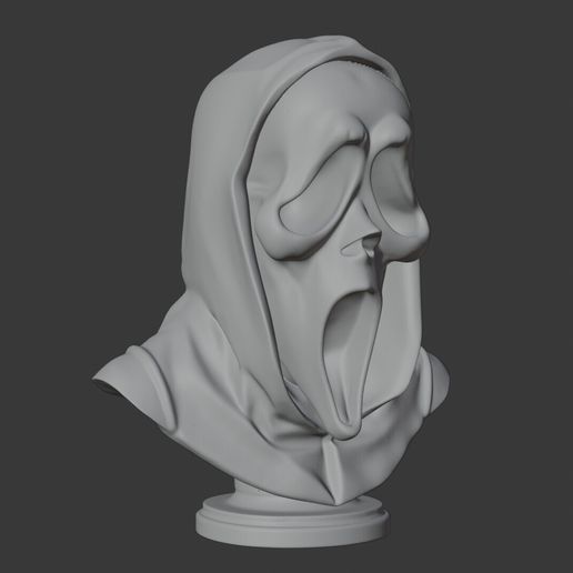 👤 Scream Head Bust 3D Model - Bust STL Printable・ STL File for 3D ...