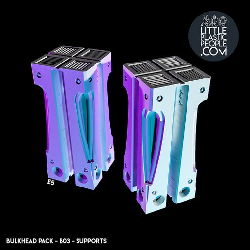 🎲 A.R.C. Bulkheads Pack B03・ 3D File for ・Cults