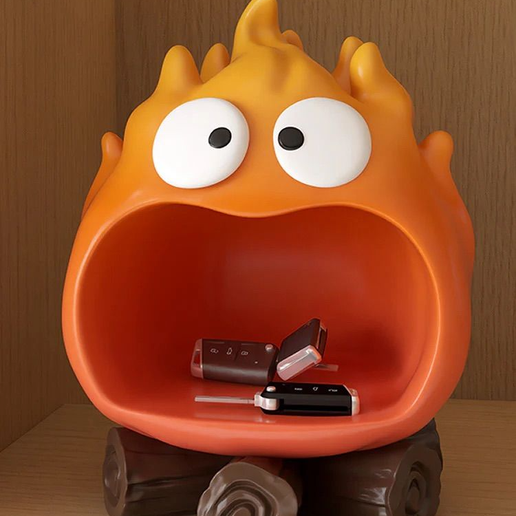 Archivo STL Calcifer Organizer - Inspired by Howl's Moving Castle - El ...