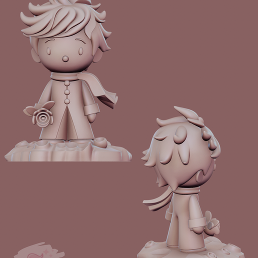 🤴 Figura El Principito・Archivo STL para Impresión 3D・Cults