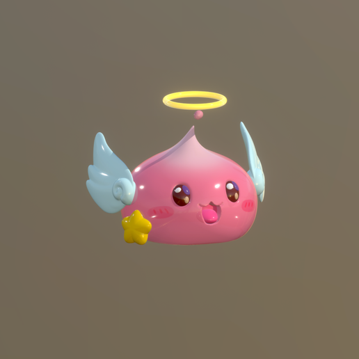 👼 Angeling (Ragnarok's Poring)・Free STL File for ・Cults