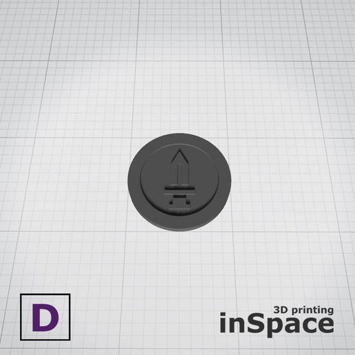 STL file My mini figures - Sword coin - 10 - 20 - 50 🗡️ ・3D printing ...