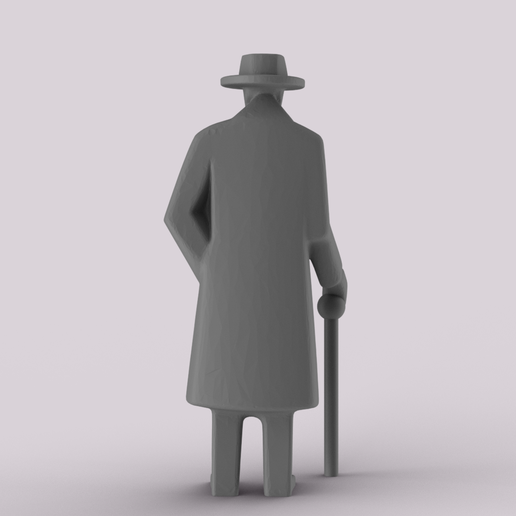 STL file Low Poly Old Man Figure 3D print model 👴 (OBJ and 3MF)・3D ...
