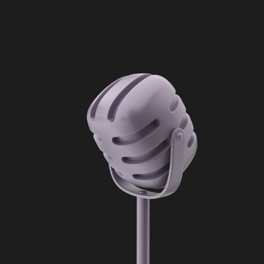 🎤 Microphone・ STL File for 3D printing・Cults