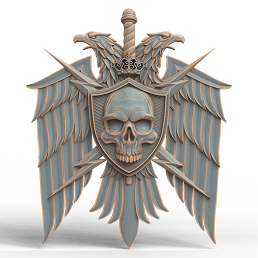 📁 3D Model STL File for CNC Router Laser & 3D Printer 0243. Skull・ 3D ...