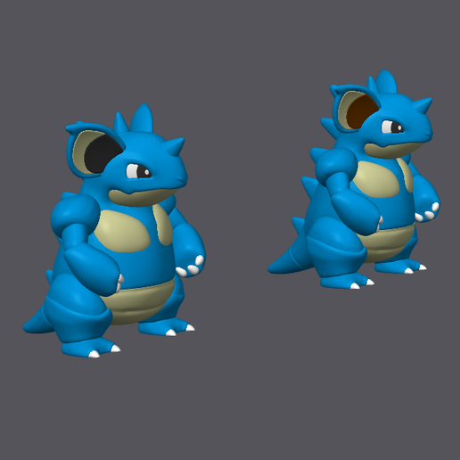 🐉 Figurine Pokemon Multicolor 031# Nidoqueen・ 3MF File for 3D printing ...