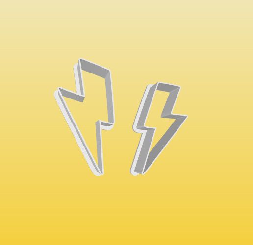 Free 3MF file Lightning Bolt Cookie (1) 🌩️ ・Design to download and 3D print・Cults