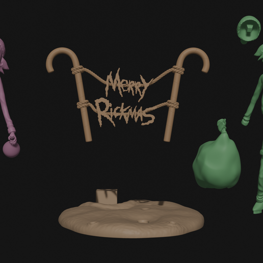 🎅 SANTA RICK - RICK AND MORTY・ STL File for 3D printing・Cults