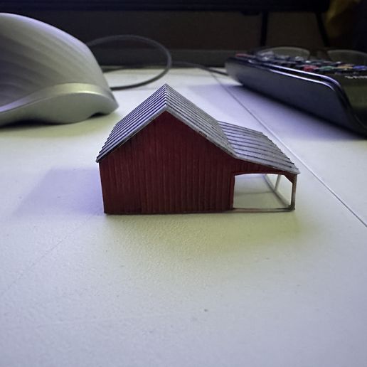 3D printer HO Scale Small Barn and Accessories • made with Mars 3・Cults
