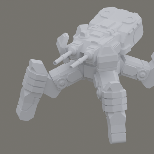 🕷️ Spider tank・ STL File for 3D printing・Cults