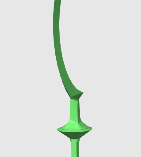 🔫 Bela Dimitrescu's Sickle・ STL File for 3D printing・Cults