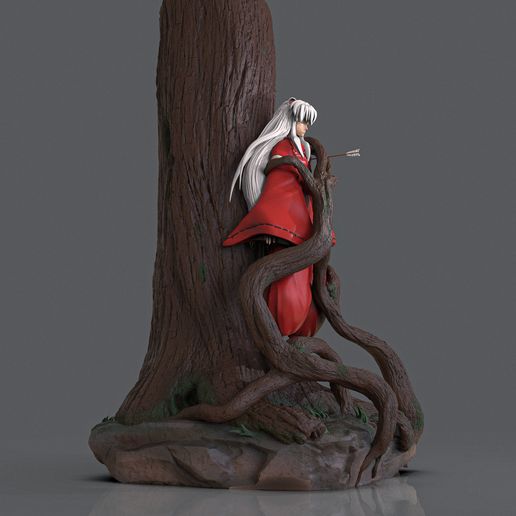 👾 Inuyasha・ STL File for 3D printing・Cults