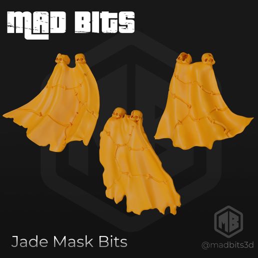🎨 Jade Mask Bits・ 3D File for 3D printing・Cults
