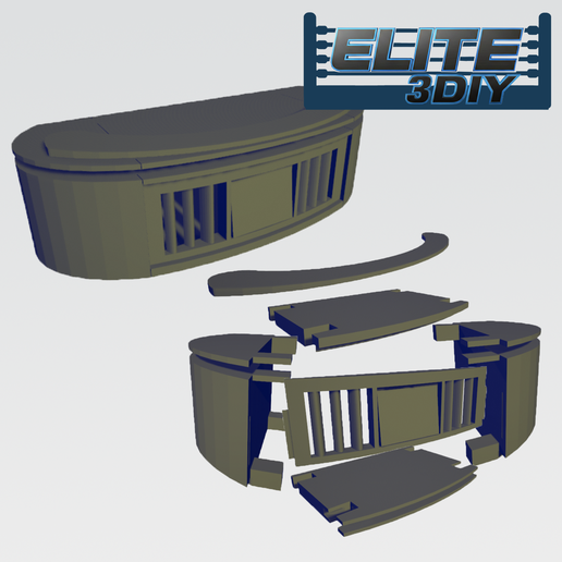 🤴 WWE PLE BREAKABLE ANNOUNCE TABLE・Archivo STL para Impresión 3D・Cults