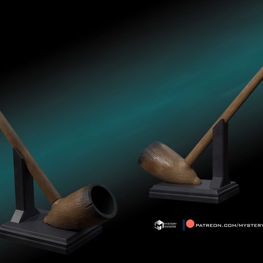 3D file Gimli smoking pipe 🚬 ・Model to download and 3D print・Cults
