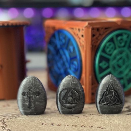 🪄 Magic Alchemist Stones・Free 3D File for ・Cults