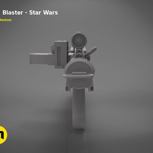 ⭐ The Blaster E-11 - Star Wars・ STL File for ・Cults