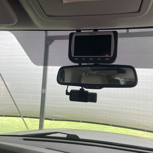 🪞 EZZ Tire TPMS monitor Mount for above rear view mirror・ STL File for ...