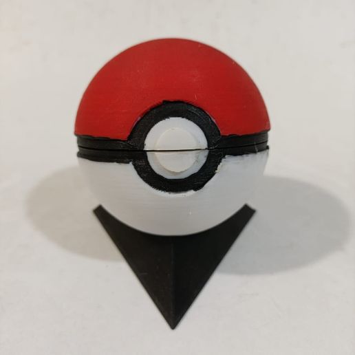 🐉 Pokeball Printed all in ones (Printed at once with hinge) with hinge ...