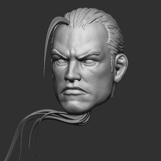 🗿 Dan Head sculpt (1/6 scale) (Street Fighter)・ STL File for 3D ...