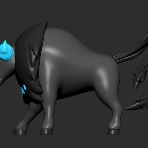 🐉 Pokemon - Paldean Tauros All Forms・ STL File for ・Cults