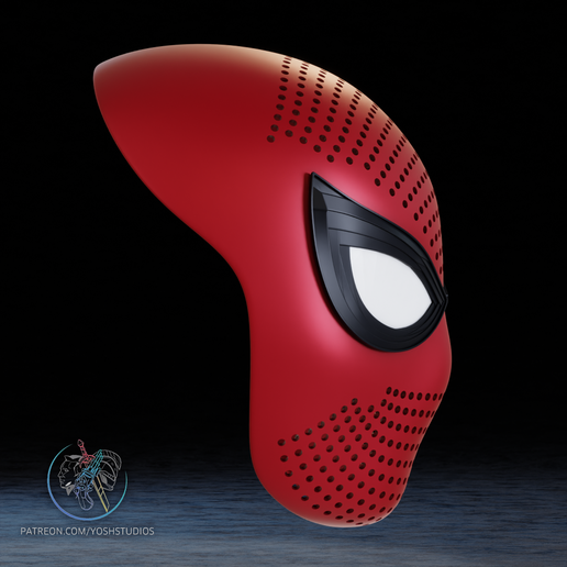 🆕 Marvel Spider-Man Brand New Day Face Shell 3D Printer STL File・ STL ...