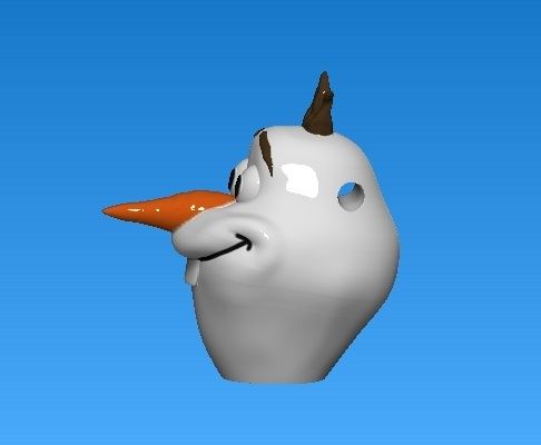 🗝️ Olaf Keychain・ STL File for ・Cults