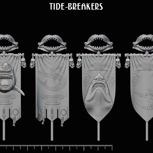 🛰 Tide-Breakers Digital Download STL Pack・ 3D File for 3D printing・Cults